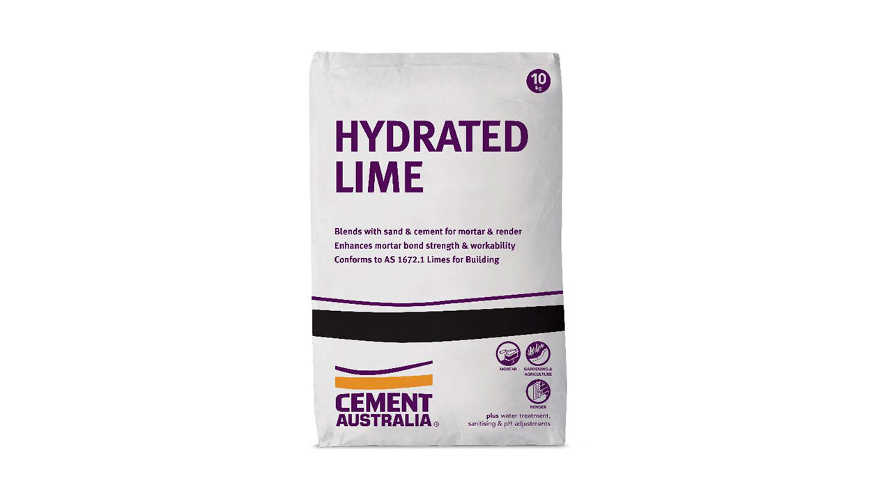 Cement Australia Hydrated Lime 10kg – Bricks Blocks Pavers Online