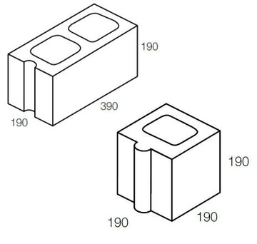 Buy Grey Blocks 200mm Series Online | BBPO – Bricks Blocks Pavers Online