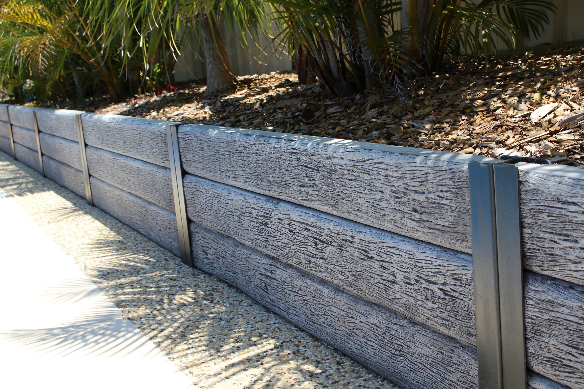 Austral Masonry Explorer Timber Look Charcoal Sleeper 2400x200x75mm ...